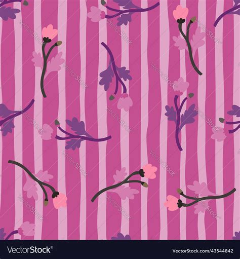 Decoration Abstract Flower Seamless Pattern Vector Image