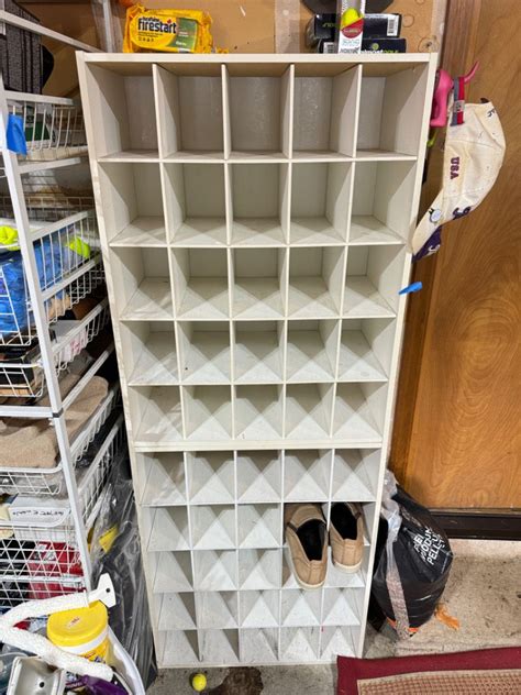 Lot 197 Shoe Cubby Storage 25x12x63 Not Contents Puget Sound