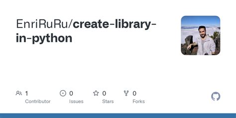 GitHub EnriRuRu Create Library In Python