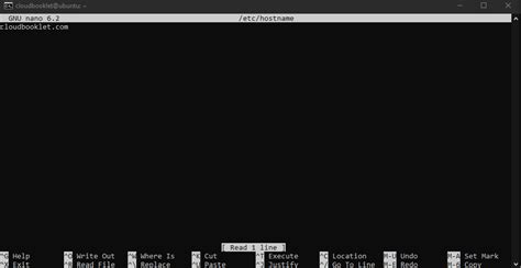 How To Modify The Hostname In Linux Cloudbooklet