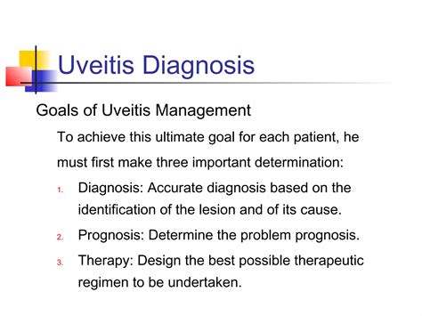 Uveitis Diagnosisppt