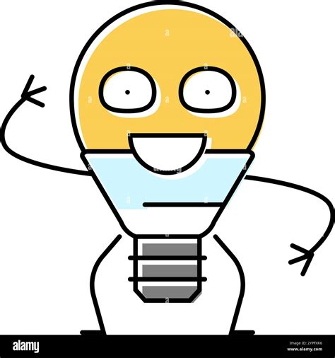 Electrical Socket Character Color Icon Vector Illustration Stock Vector Image And Art Alamy