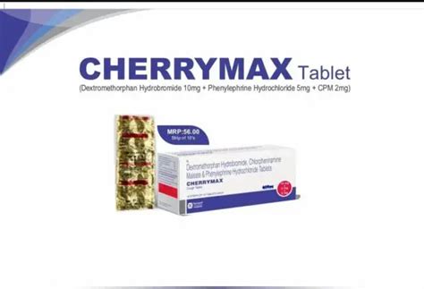Cherrymaxdextromethorphan Hydrobromide 10mg Phenylephrine