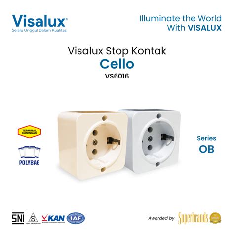 Visalux Cello Outbow Socket 1g Premium Socket Vs6016 Shopee Malaysia