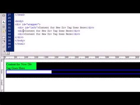 Dreamweaver CS4 Tutorial 16 More On Page Layouts YouTube