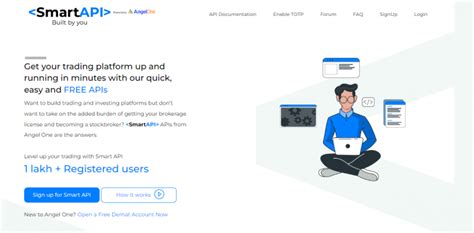 Introduction To SmartAPI Features Different APIs Angel One
