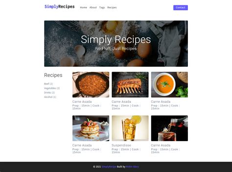 Github Robinglorysimple Recipes Html Css This Is The Simple Recipe