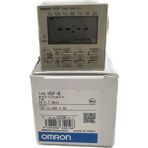 Timer Relay Omron ไทม์เมอร์รีเลย์ Omron H5f B [สินค้าของแท้ 100 ] Shopee Thailand