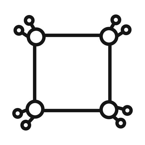 Cyclobutane Molecular Formula Icon 47847631 Vector Art At Vecteezy