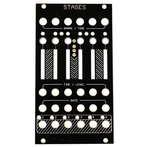 Oscillosaurus Stages Black Panel For Mutable Instruments Reverb