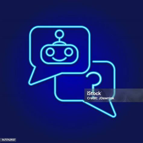 Artificial Intelligence Chatbot Speech Bubble Question Concept Thin Line Icon Editable Stroke