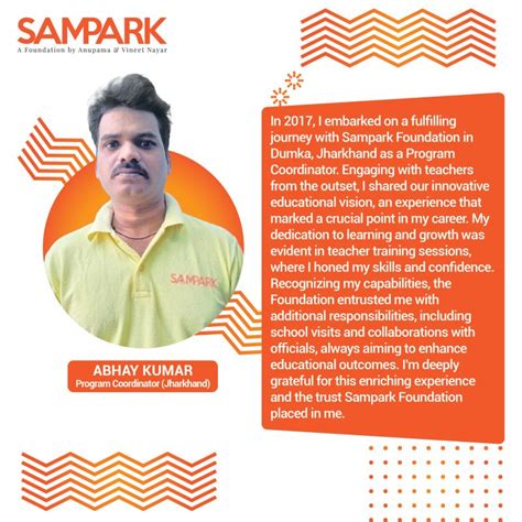 Sampark Foundation On Linkedin Employeespotlight