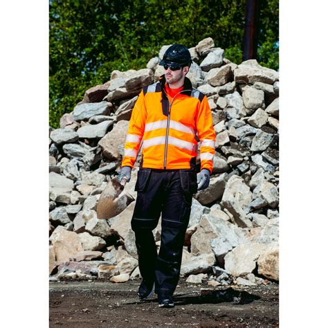 Portwest® Hi Vis Softshell Breathable Water Resistant Jacket Ansi Cl