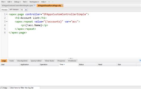 visualforce page with custom controller example and overview☁️