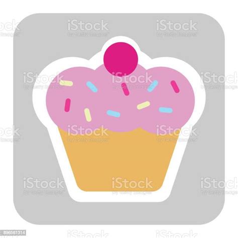 위에 휘 핑된 크림 케이크 고립 된 평면 디자인 스타일 딸기 만화의 쪼 갠 다 벡터 메뉴 레스토랑 나 생일에 맛 있는 디저트 갈색에 대한 스톡 벡터 아트 및 기타 이미지