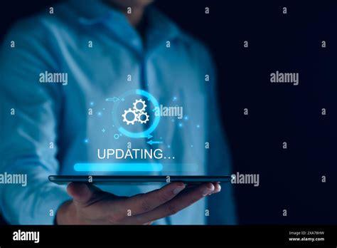 operating system upgrade concept installation app and software update
