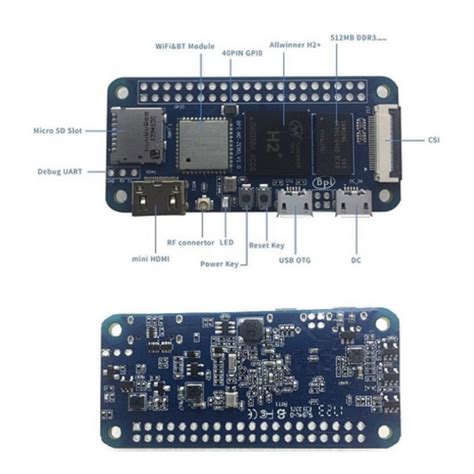 banana pi zero sinovoip quad core arm cortex a7 cpu h2 512mb wifi bt hdmi