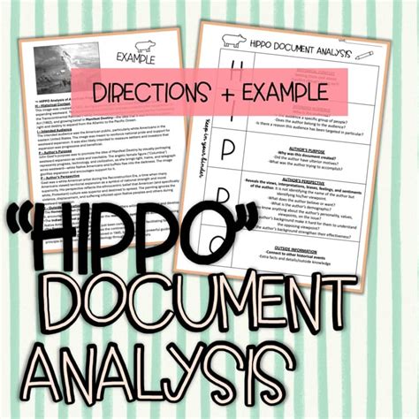 Hippo Document Analysis Directions And Example Analyze Any Document
