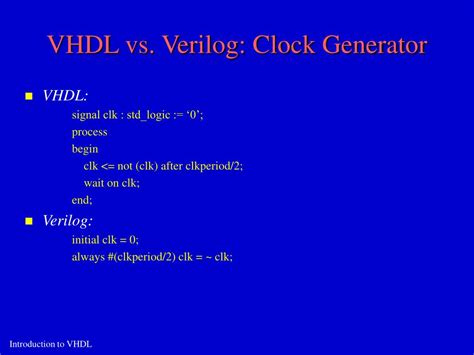 Ppt Vhdl Powerpoint Presentation Free Download Id 951325