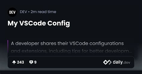 My Vscode Config Rgit