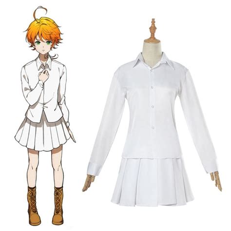 The Promised Neverland Cosplay Emma Norman Ray Costume Yakusoku No