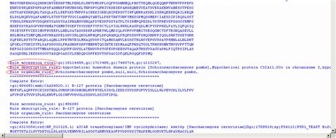Generic Protein Sequence Database Administration At The Top Parsing Download Scientific