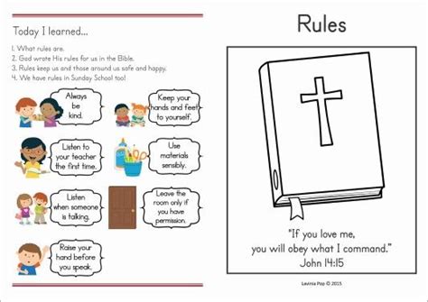 Sunday School Rules Artofit