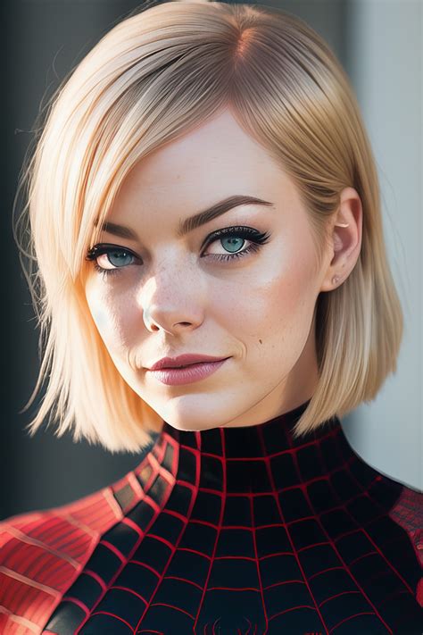 Artstation Emma Stone As Gwen Stacy