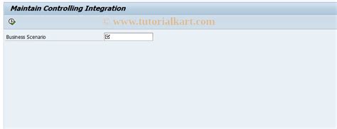 IAOM2 SAP Tcode Maintain Controlling Integration