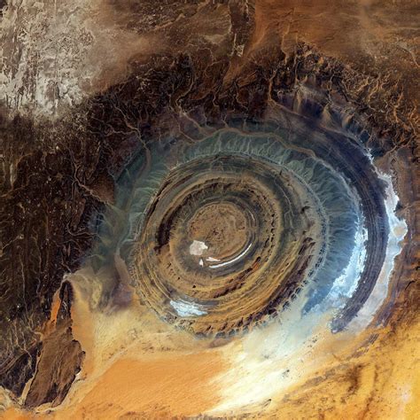 The Eye Of The Sahara Richat Structure Geology In Resim