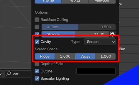 Cavity In Blender 3d Viewport And Render