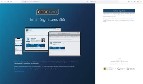 Codetwo Email Signatures 365 Screens And Videos
