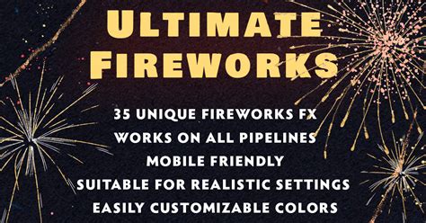 Ultimate Fireworks Pack Vfx Particles Unity Asset Store
