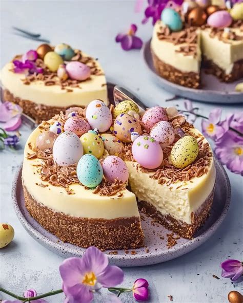 Easter Egg Cheesecake