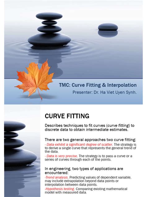 Curve Fitting And Interpolation Guide Pdf Errors And Residuals Regression Analysis