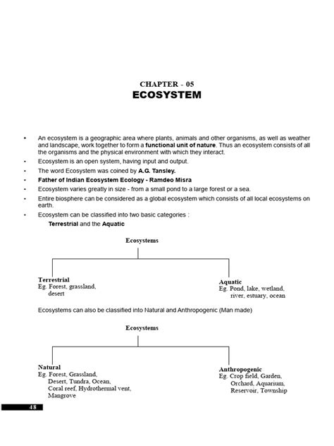 Ecosystem {lecture Note} Pdf Primary Production Food Web
