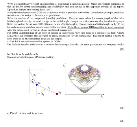 First Set Simple Pendulum Is Name Rk4 Function Add These Codes