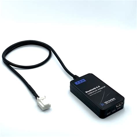 Adaptor Bluetooth 5 0 Usb Aux In Microfon Apeluri Telefonice Negru 12 Pini Toyota Lexus Scions