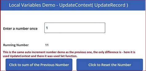 Set And Updatecontext Function In Powerapps Understand The Difference
