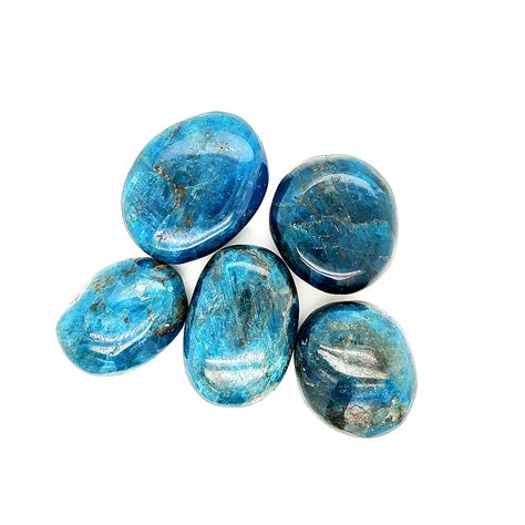 Pierres Roulées Apatite Bleue L‘Âme‘ethisme