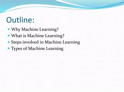 Introduction To Machine Learning Ppt