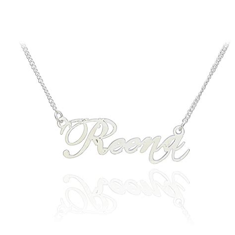 Custom Name Necklace Necklaces Monogram And Name Necklaces Etsy