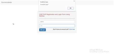 Oop Php Registration And Login Part 2 Sourcecodester