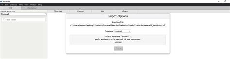Baseball Awards Exercise Psql Authentication Method 10 Not Supported