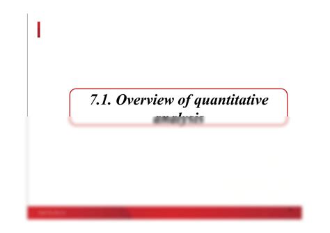 Solution Chapter 7 Analyzing Quantitative Data Studypool