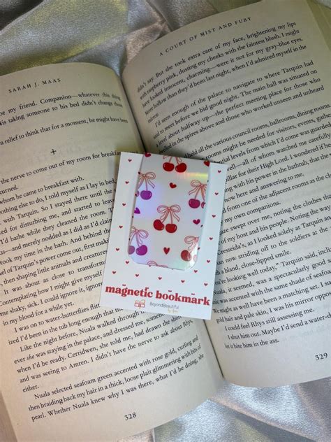 Holographic Magnetic Bookmarks Book Lover T Etsy
