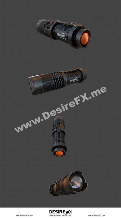 Desire Fx 3d Models Tiny Flashlight