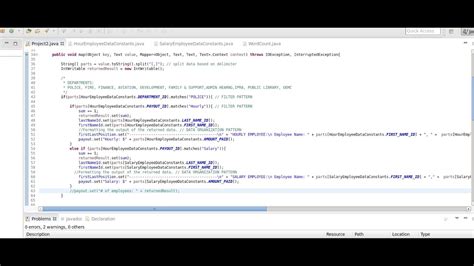 Hadoop Mapreduce Filter And Organize Employee Data Output Project