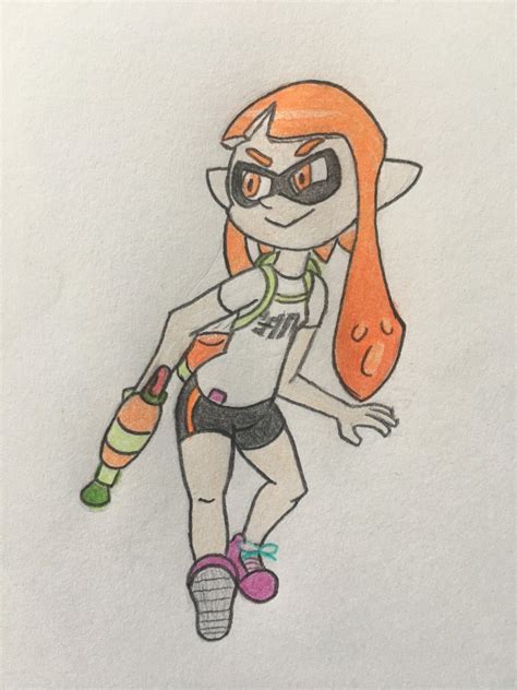 Inkling Girl Drawing By Hirotheziro On Deviantart