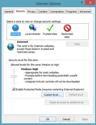 Enable Disable File Download Option In Internet Explorer